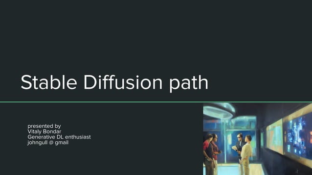 Stable Diffusion path | PPT