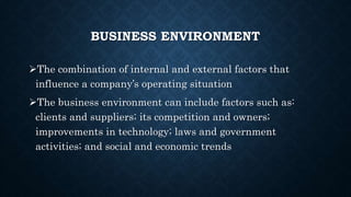 Stable environment/Dynamic environment | PPTX