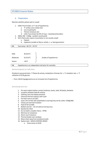 STABLE Course Notes | DOCX