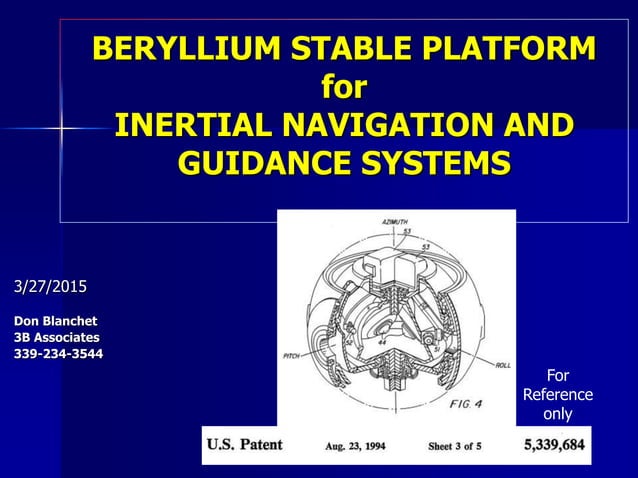Stable platform inertial guidance | PPTX