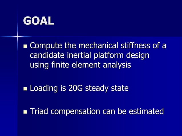 Stable platform inertial guidance | PPTX