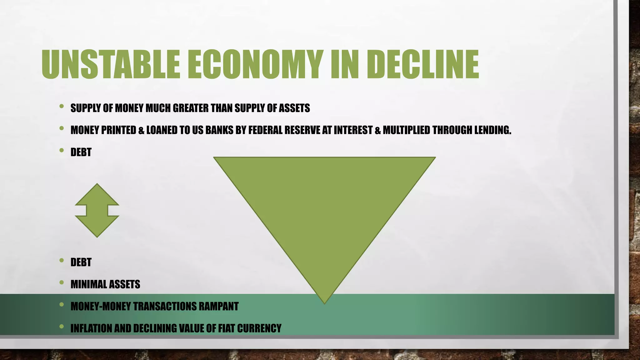 Stable versus Unstable Economy | PPTX