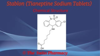 Stablon (Tianeptine Sodium Tablets) | PDF