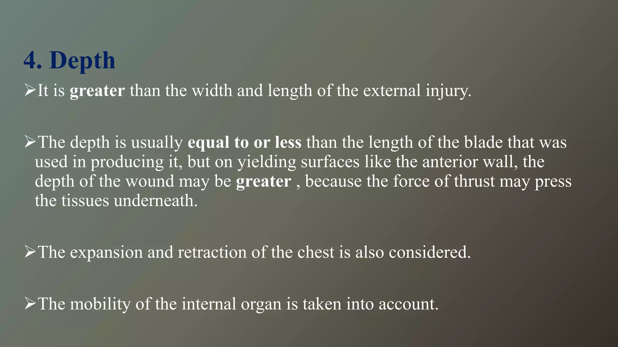 Stab wound | PPTX