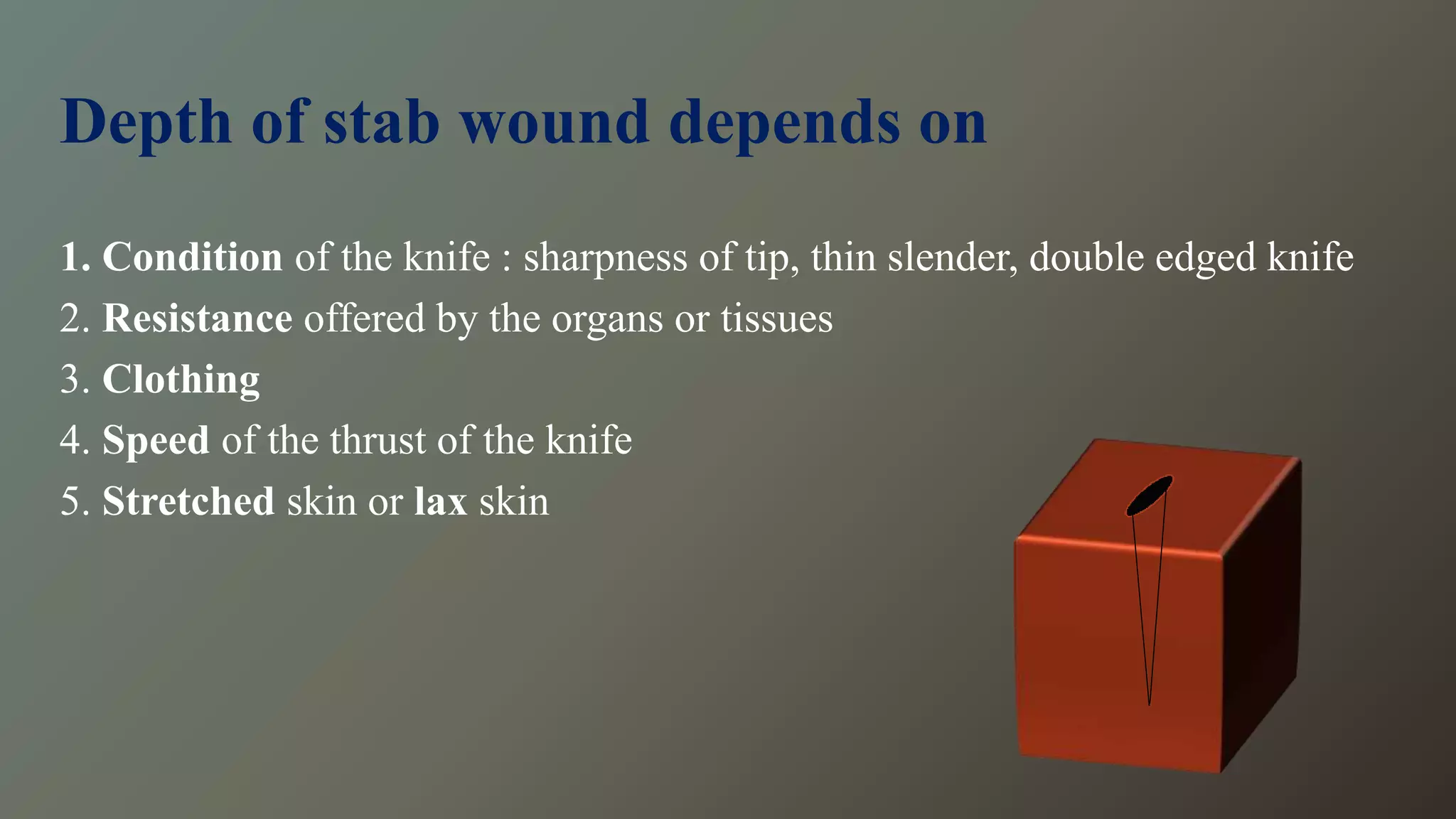 Stab wound | PPTX