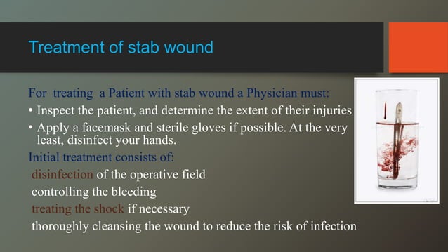Stab wound | PPTX