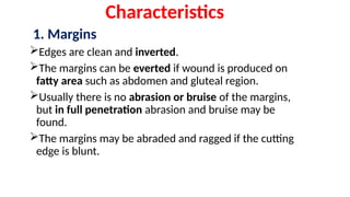 STAB WOUNDS. Forensic medicine ..injury tylepptx | PPTX