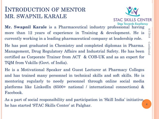 Personality Development Trainings by STAC | PPT