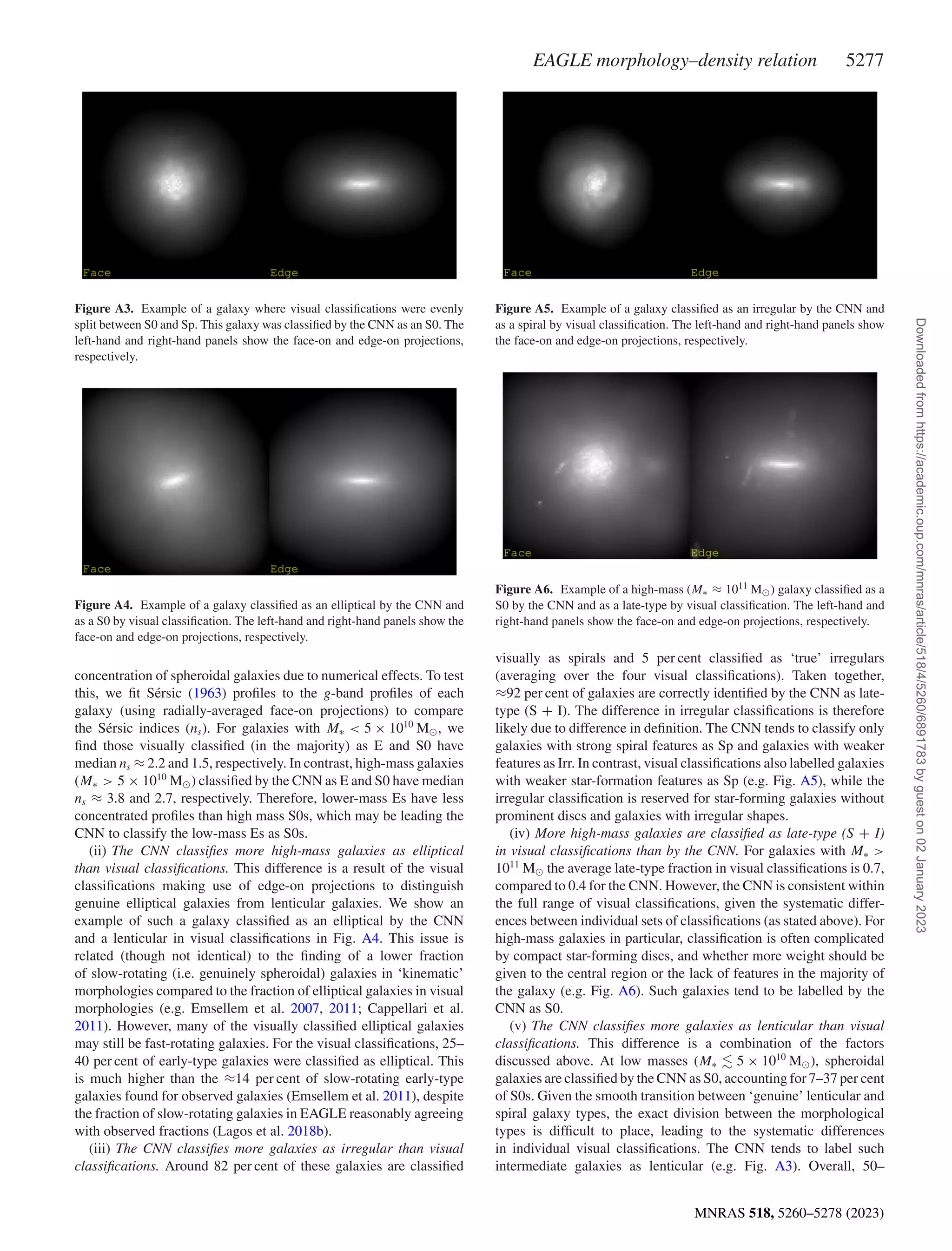 The galaxy morphology–density relation in the EAGLE simulation | PDF
