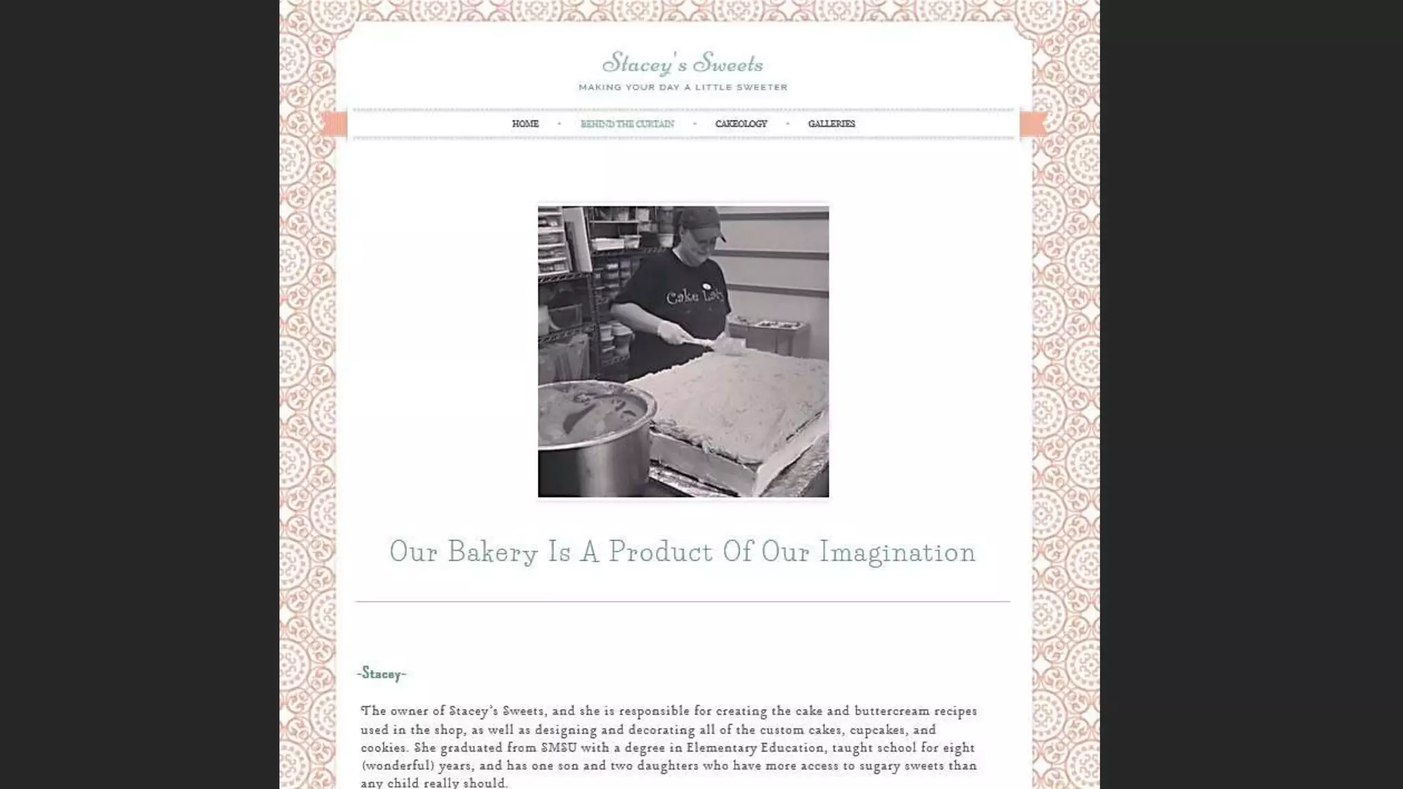 Stacey’s sweets mock up presentation | PPT