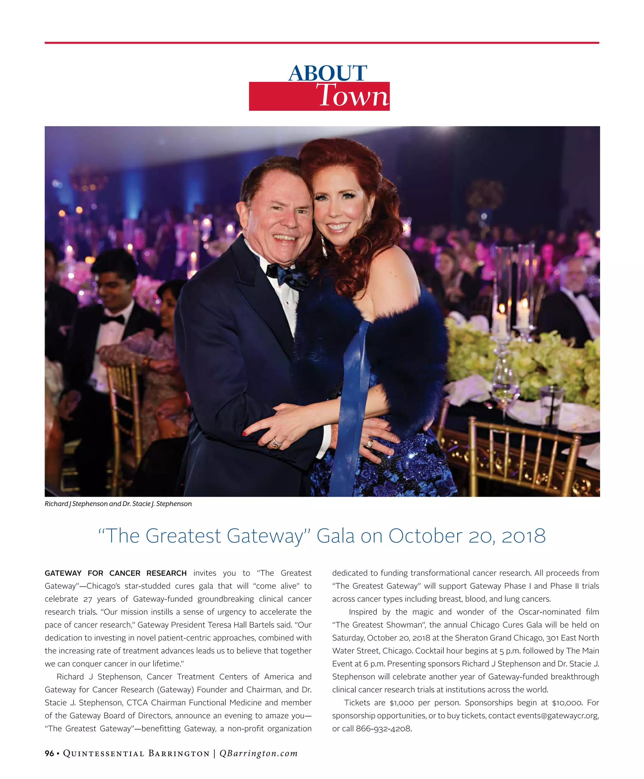 Quintessential Barrington : The Greatest Gateway Gala 2018 presented by ...