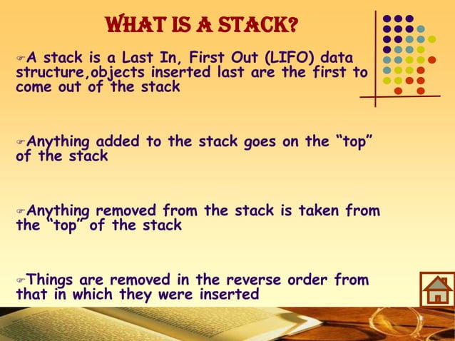 Stack | PPSX | Programming Languages | Computing