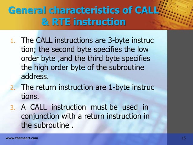 Stack in microprocessor 8085(presantation) | PPTX | Programming Languages | Computing