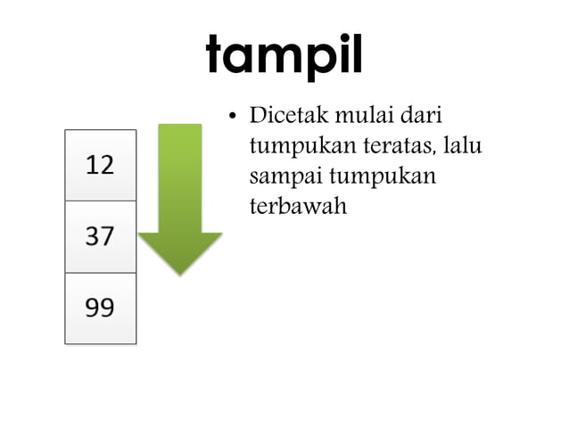 Stack atau tumpukan | PPTX