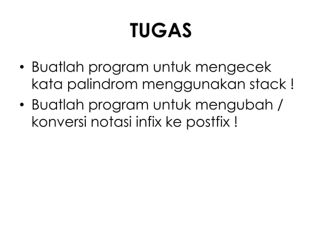 Stack atau tumpukan | PPTX