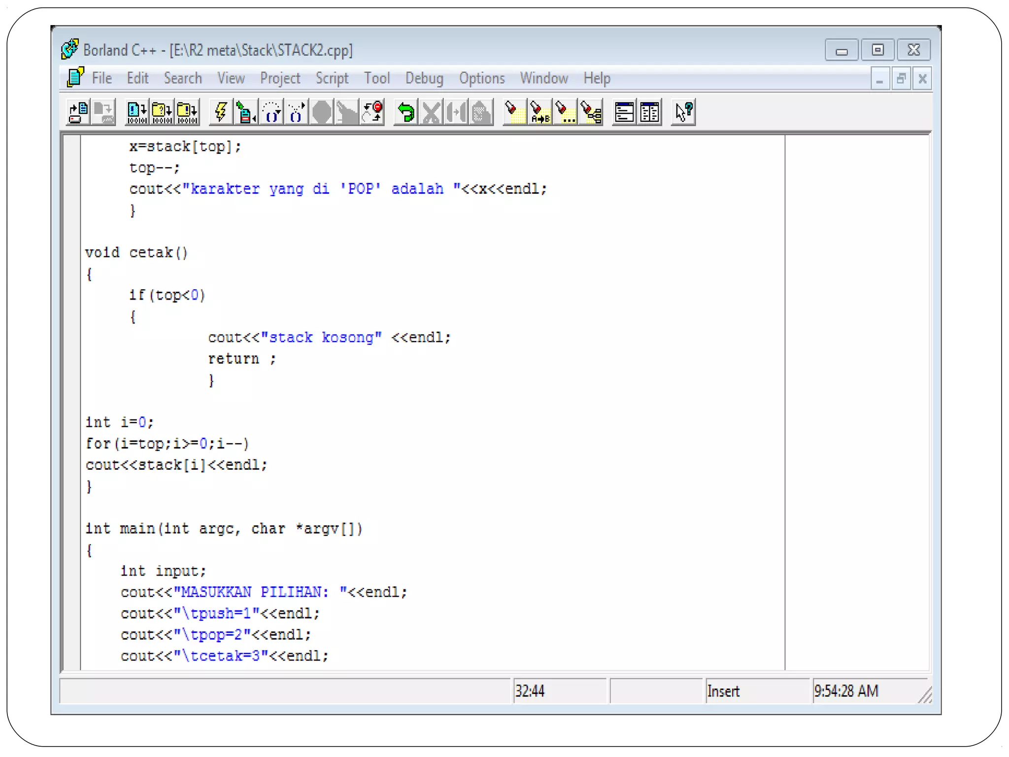 Materi Struktur Data Stack | PPT