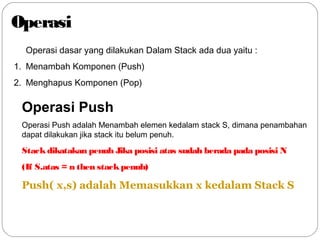 Materi Struktur Data Stack | PPT