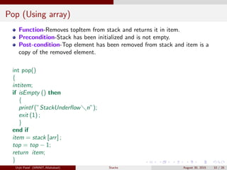 Stacks | PDF | Programming Languages | Computing