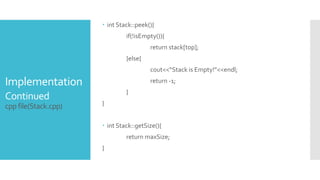 Stack Data structure | PPTX