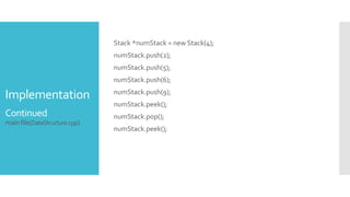 Stack Data structure | PPTX