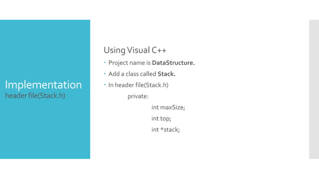 Stack Data structure | PPTX