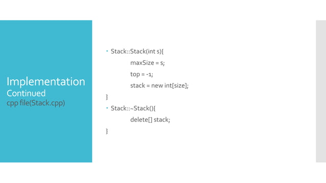 Stack Data Structure Ppt Free Download
