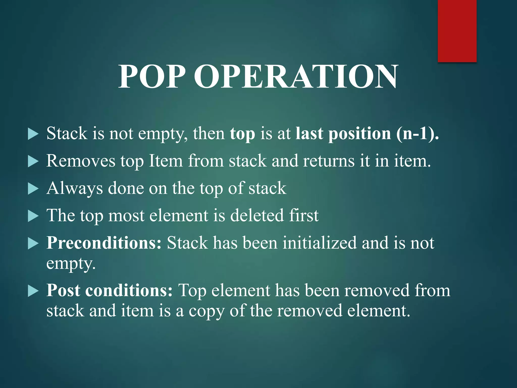 Data Structure Stack Pptx Programming Languages Computing