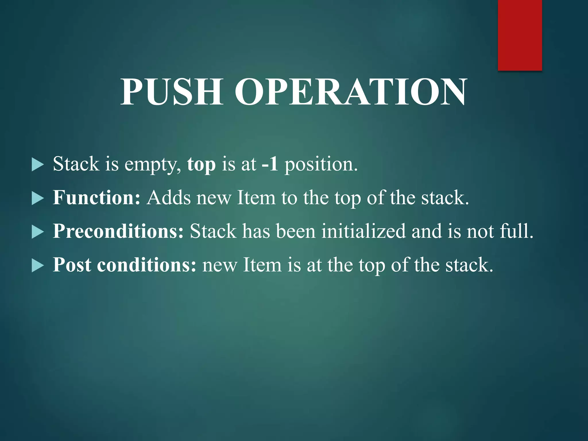 DATA STRUCTURE - STACK | PPTX | Programming Languages | Computing