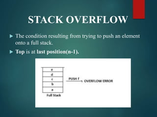 DATA STRUCTURE - STACK | PPTX