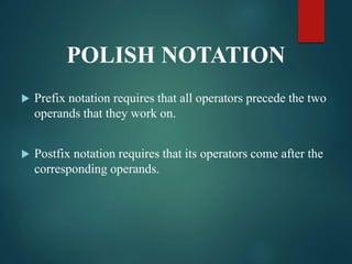 DATA STRUCTURE - STACK | PPTX