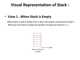 stack, opeartions on stack, applications of stack | PPT