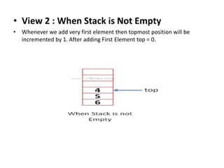 stack, opeartions on stack, applications of stack | PPT