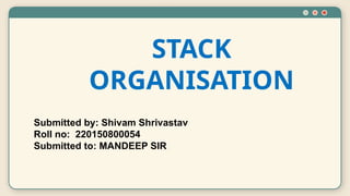 stack.pptx stack overflow in computer organisations | PPTX | Programming Languages | Computing