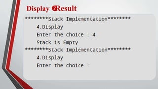 Stack converted | PPT