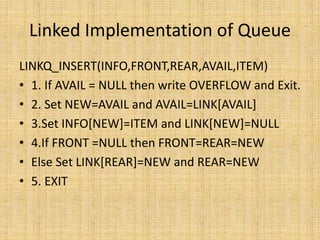 Stack and queue power point presentation data structure and algorithms Stack-Queue-LL.pptx