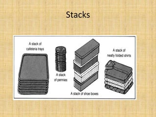 Stack and queue power point presentation data structure and algorithms Stack-Queue-LL.pptx