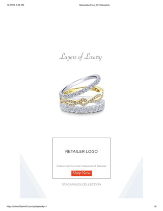 Ring Stackable Collection | Gabriel & Co. | PDF