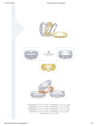 Ring Stackable Collection | Gabriel & Co. | PDF