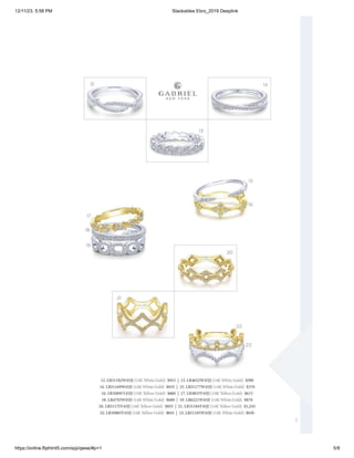 Ring Stackable Collection | Gabriel & Co. | PDF