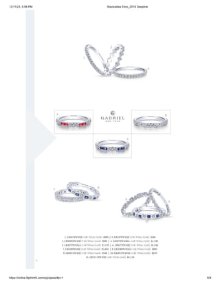 Ring Stackable Collection | Gabriel & Co. | PDF