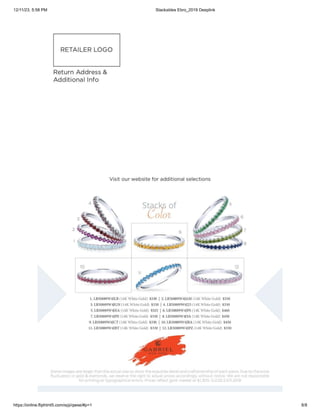 Ring Stackable Collection | Gabriel & Co. | PDF