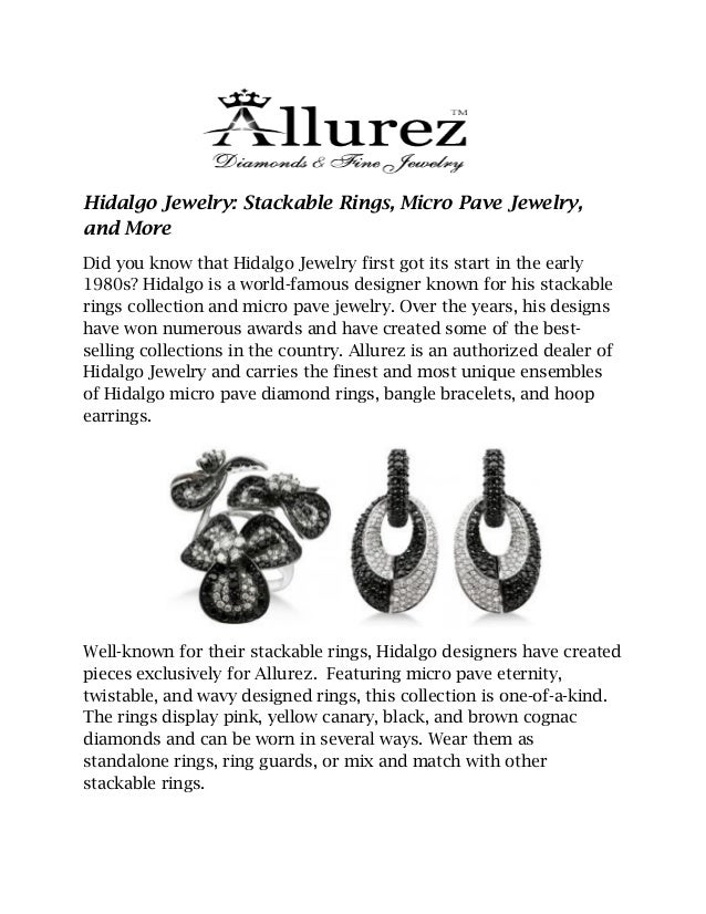 Hidalgo Jewelry: Stackable Rings, Micro Pave Jewelry, and More Hidalgo Jewelry: Stackable Rings, Micro Pave Jewelry, and More