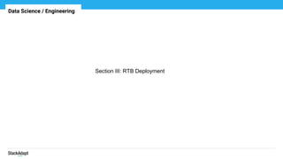 StackAdapt Machine Learning Pipeline | PDF