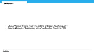 StackAdapt Machine Learning Pipeline | PDF