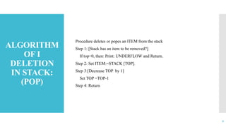 Stack and Hash Table | PPTX