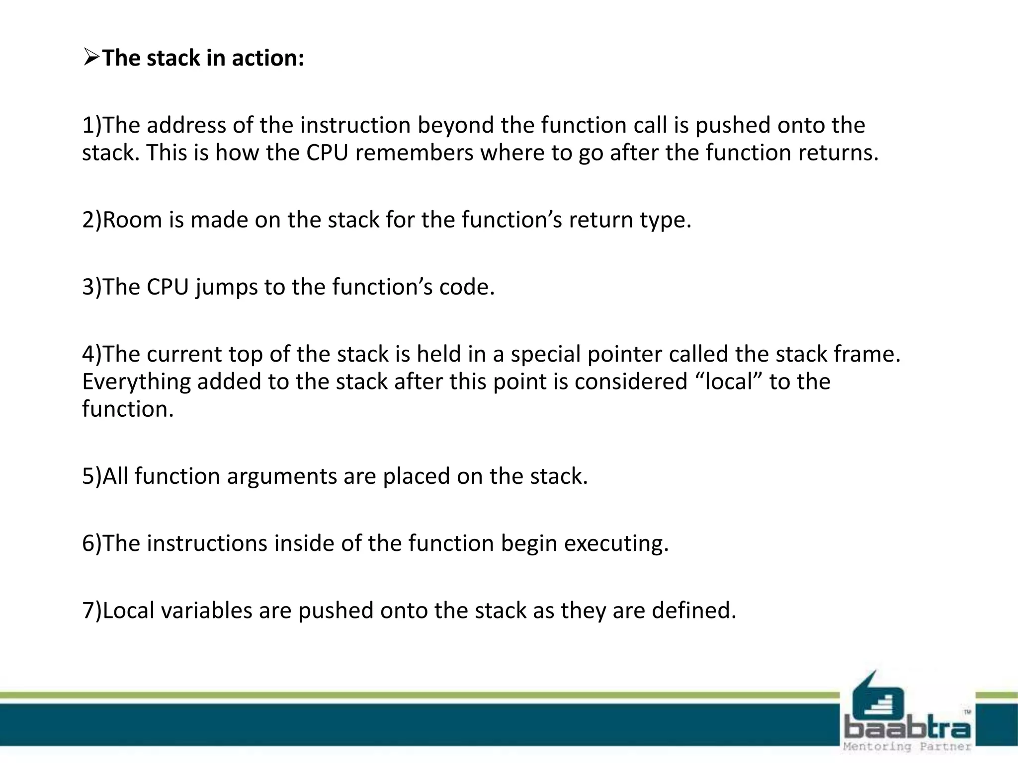 Stack and heap | PPT