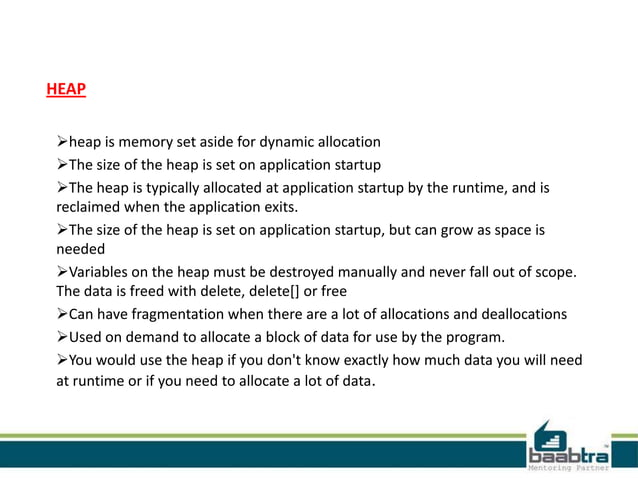 Stack and heap | PPT