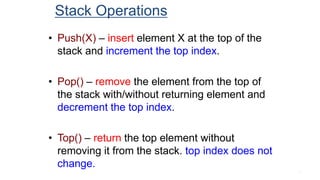Stack and its applications | PPTX