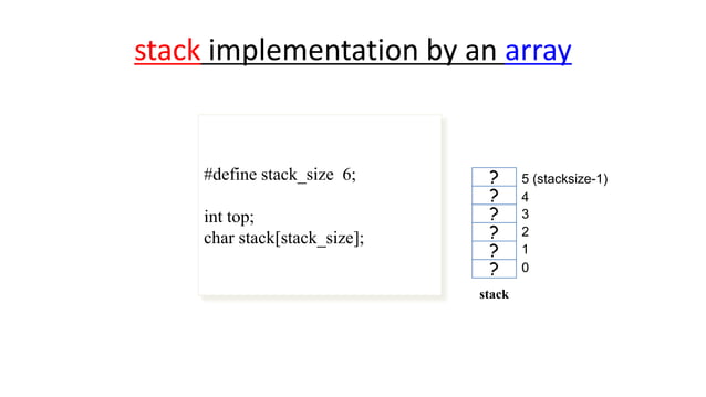 Stack and its applications | PPTX