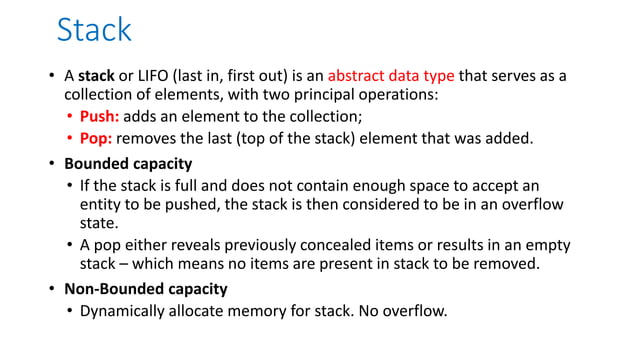 Stack and its applications | PPTX